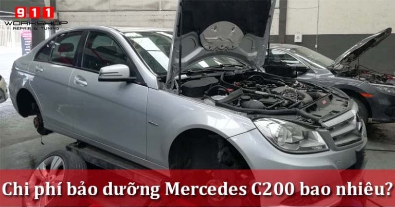 Chi phí bảo dưỡng xe Mercedes C200 bao nhiêu? Lịch trình thế nào?