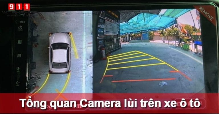 Camera lùi trên xe ô tô là gì? Cấu tạo, nguyên lý và các hư hỏng