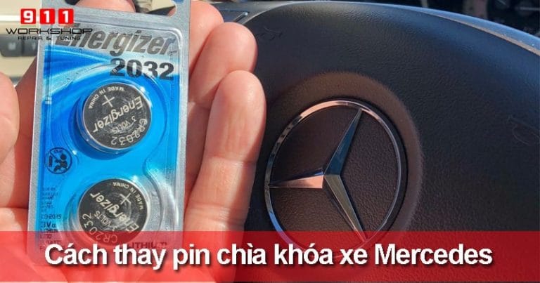 Cách thay pin chìa khóa xe Mercedes [đúng chuẩn chi tiết]